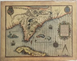 LeMoyne Florida Provincae Color Map - Historic Print & Map Co.