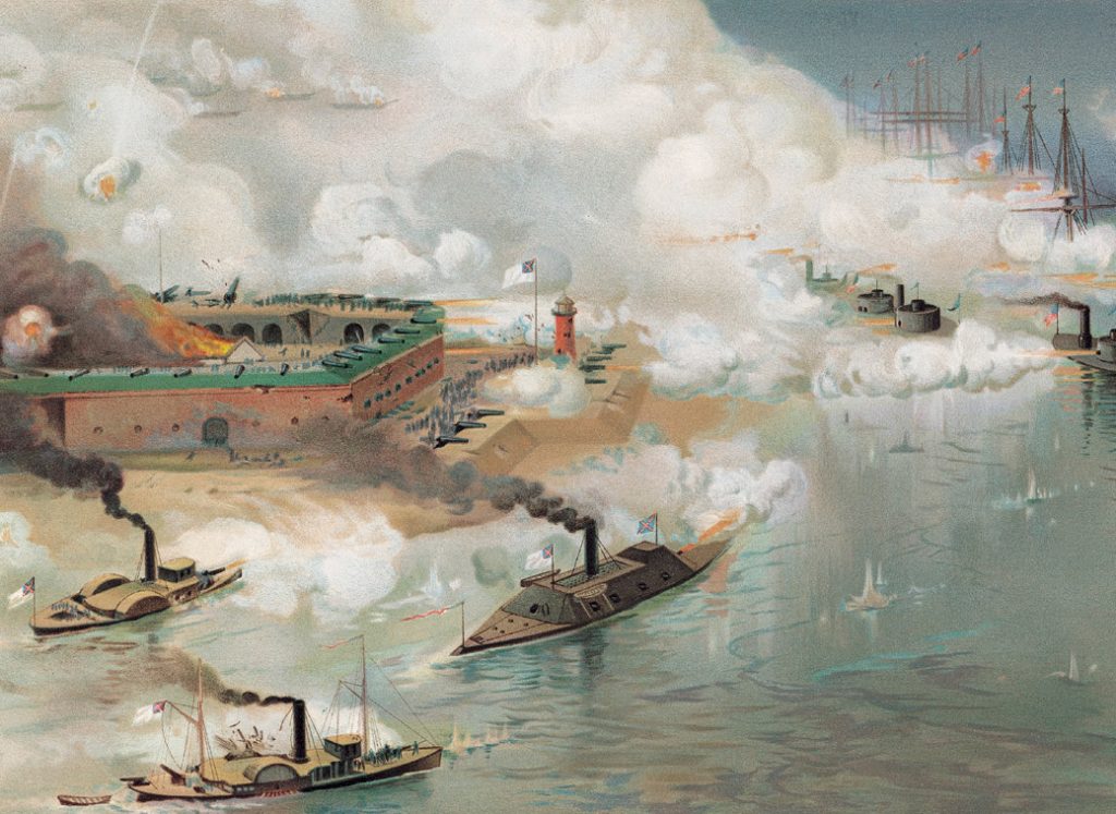 Battle of Mobile Bay - Historic Print & Map Co.