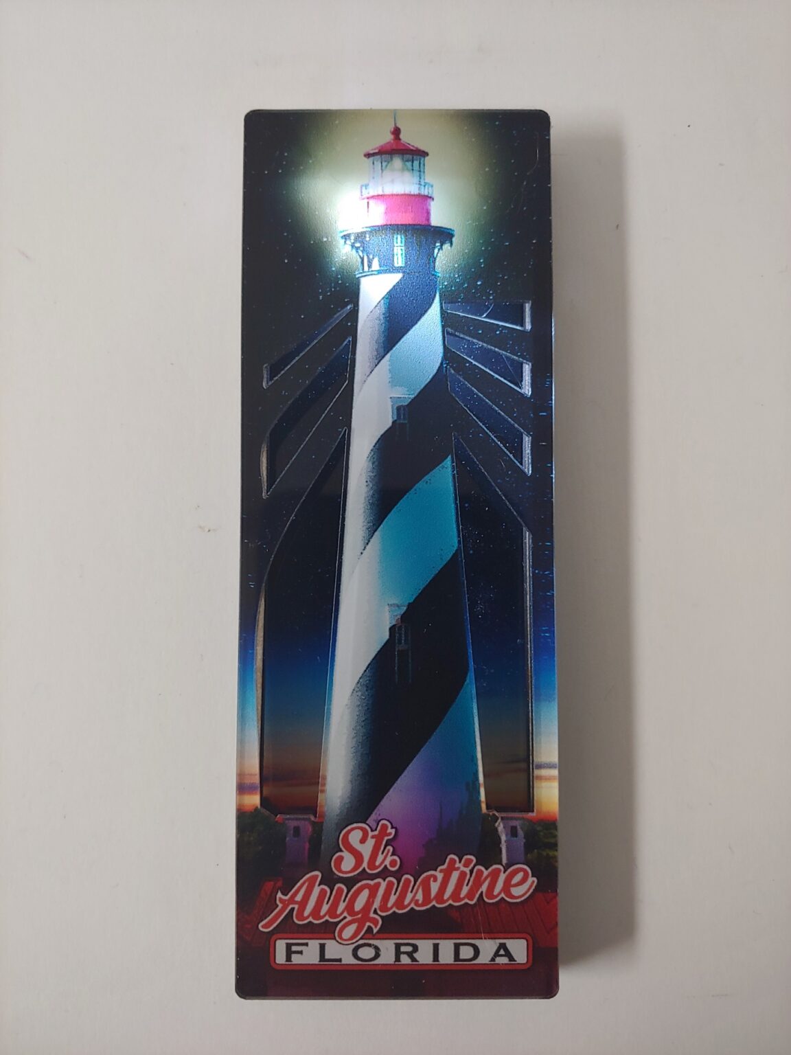 St. Augustine Light Up Lighthouse Magnet - Historic Print & Map Co.